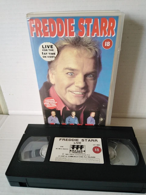 FREDDIE STARR - Live - Classic VHS Tape - Recorded live at the Beck ...
