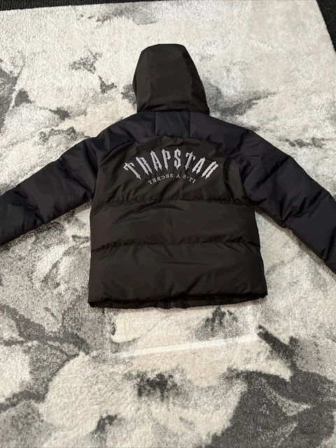 TRAPSTAR IRONGATE ARCH Puffer AW23 Black - Large £140.00 - PicClick UK
