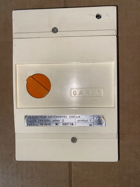 DISJONCTEUR DE BRANCHEMENT Mono Edf/erdf gardy Différentiel 500mA 15/45 ... DISJONCTEUR DE BRANCHEMENT Mono Edf/erdf gardy Différentiel 500mA 15/45 ...