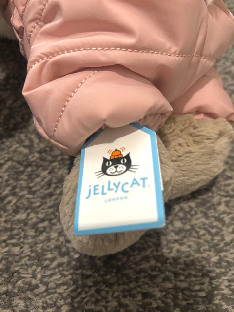 JELLYCAT BASHFUL BUNNY Snow Suit Brand New With Tags Genuine Bas3Bski £ ...