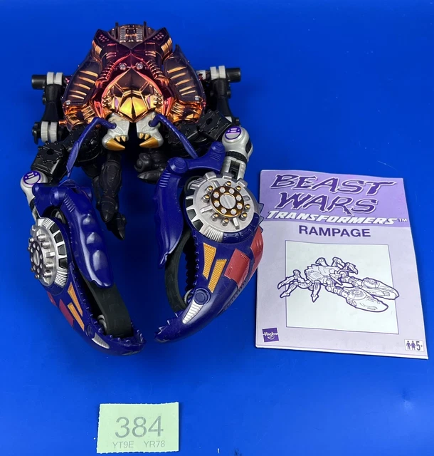 ACTION FIGURE TRANSFORMERS Beast Wars RAMPAGE Crab quasi completa! EUR ...