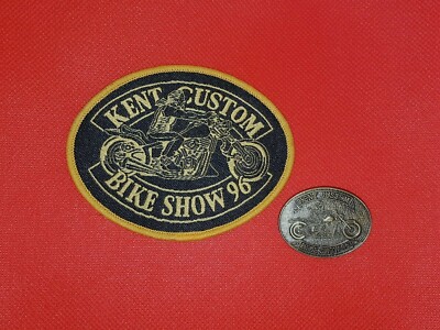 NEW HELLS ANGELS Kent Custom Show 1996 Patch & Pin Badge - Bike ...