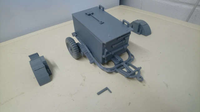 1-16 SCALE 3D Printed Ww2 German Sd. Ah 51 Trailer £23.00 - PicClick UK