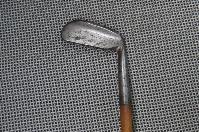 ANTIQUE WOOD SHAFT US Golf Flat Face Flanged Putter $16.89 - PicClick