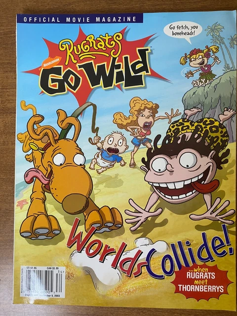 RUGRATS GO WILD Official Movie Magazine - 2003 - Worlds Collide - Rare ...