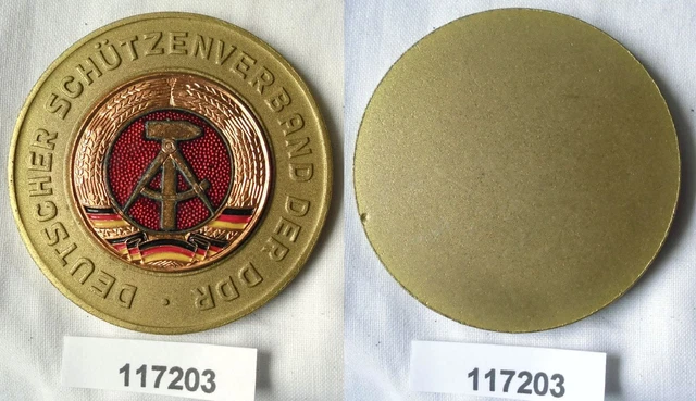 SELTENE DDR MEDAILLE Deutscher Schützenverband der DDR Gold (117203 ...