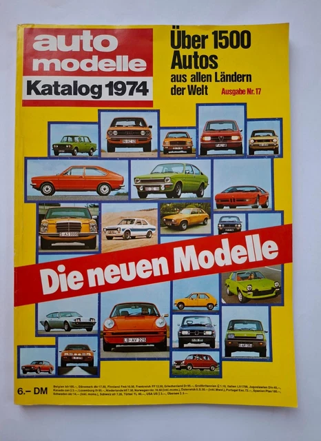 KATALOG &AUTOMODELLE KATALOG 1974" Ausgabe Nr. 17 EUR 29,99 - PicClick DE