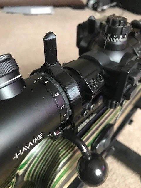 3D PRINTED ZOOM Wheel Lever or Parallax Lever for Hawke Vantage Rifle ...