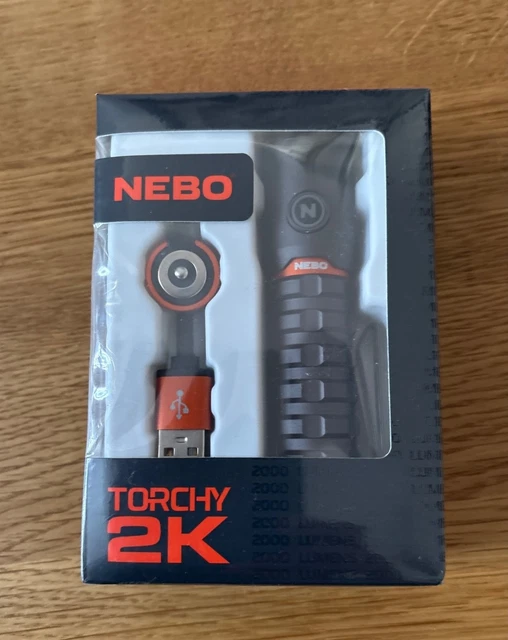 NEBO 2K LUMEN LED Magnetic Base Dual Light Torch NEW £16.13 - PicClick UK