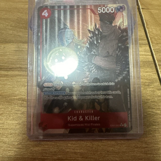 ONE PIECE TCG Memorial Collection Kid & Killer EB01-003 Alt Art R Near Mint Eng EUR 42,90 ...