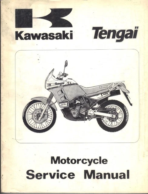 KAWASAKI KLR650 TENGAI B1,B2,B3,B4 1989-1992 Factory Workshop Manual £ ...