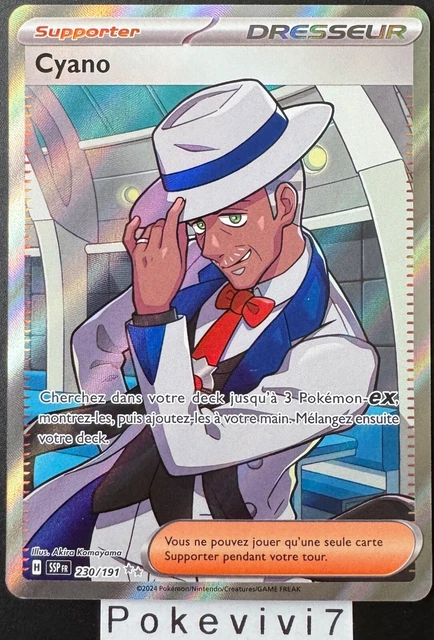 CARTE POKEMON CYANO 230/191 FA Full Art EV8 SSP FR NEUF EUR 11,90 ...