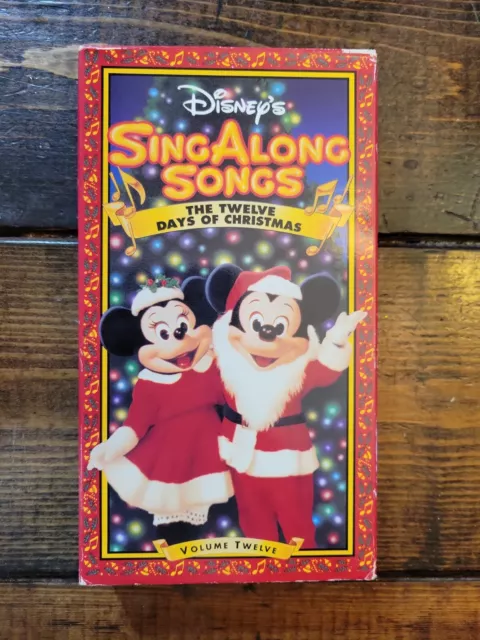 DISNEYS SING ALONG Songs - The Twelve Days of Christmas (VHS, 1997) £5. ...