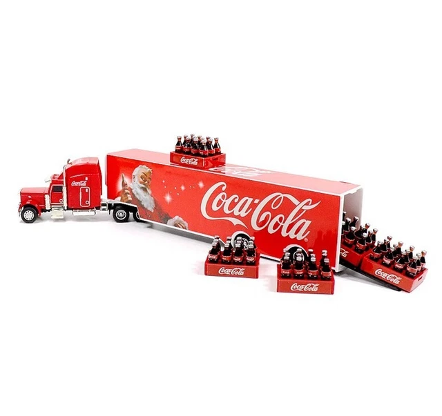 COCA COLA 1:64 Christmas Edition Transport Vehicle Model Container ...