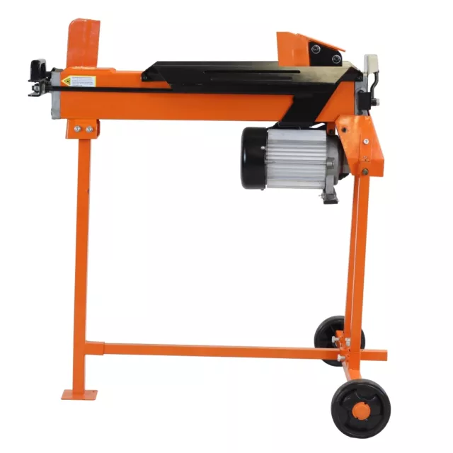 7 TON ELECTRIC Log Splitter Wood Axe Hydraulic Cutter & Stand Blade Ram ...