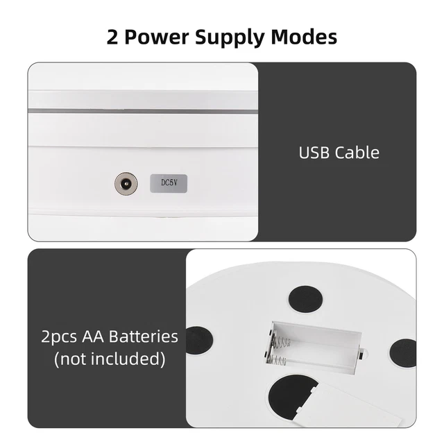 ⁺30CM/11.8IN MOTORIZED ROTATING Display Stand With RGB Light Display ...