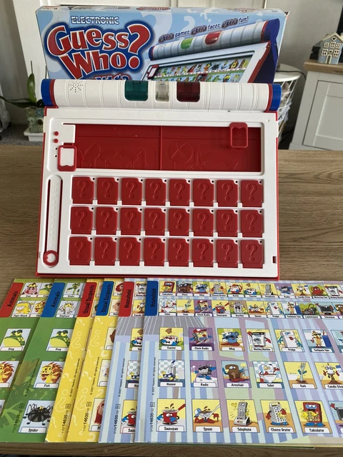MB GAMES ELECTRONIC Guess Who Extra - 6 Different Character Themes ...