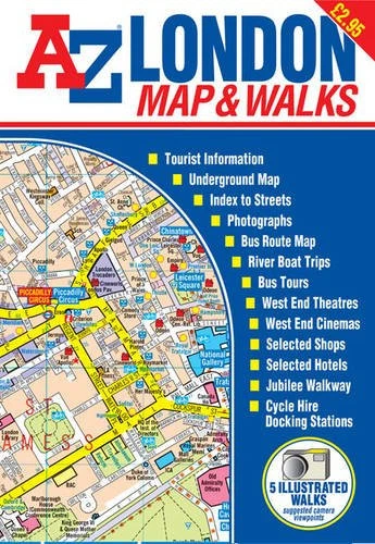 A-Z LONDON MAP AND WALKS (STREET MAPS & ATLASES) By Geographers' A-z ...