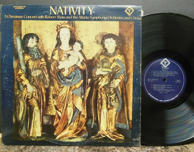 NATIVITY A CHRISTMAS Concert w/ Robert Shaw & Atlanta Orch, 2 x12" LP ...