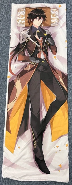 GENSHIN IMPACT ZHONGLI Dakimakura Body Hugging Pillow Case 150cm Anime ...