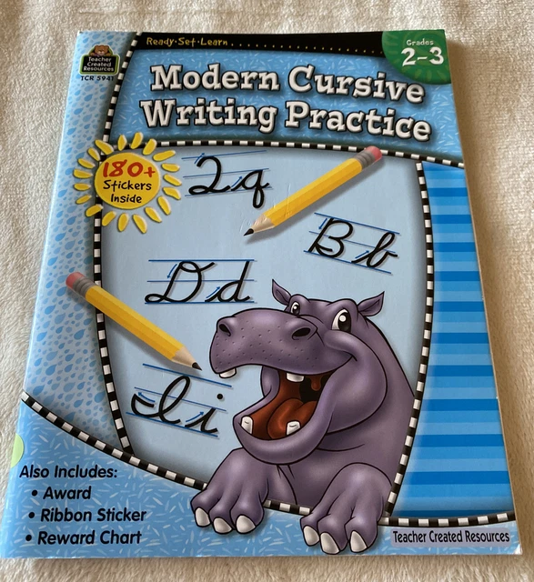 NEW READY-SET-LEARN: MODERN Cursive Writing Practice Grades 2-3 ...