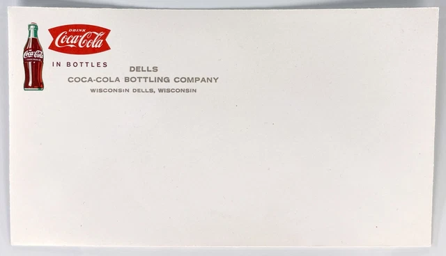 LOT COCA-COLA BOTTLING Co. Coke Wisconsin Dells WI Letter Envelopes ...