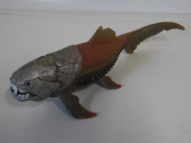SCHLEICH DUNKLEOSTEUS 8& Prehistoric Fish Dinosaur Figure with Moving ...