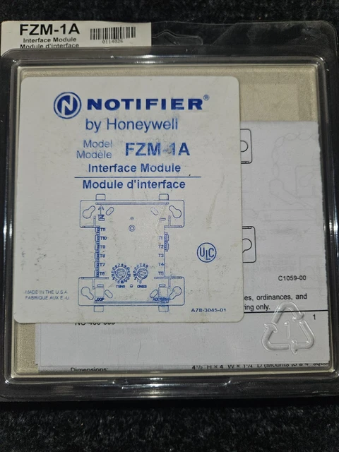 BRAND NEW SEALED BOX NOTIFIER FZM-1A Zone Interface Monitor Module ...