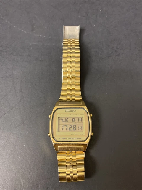 VINTAGE SEIKO MEN'S Watch Alarm Chronograph LCD Digital A904-5009 New ...
