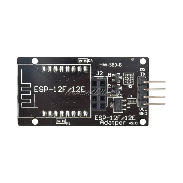 MÓDULO ADAPTADOR INALÁMBRICO serie Wi-Fi ESP8266 ESP-01 ESP-12F/12E 5V para Arduino EUR 4,44 ...