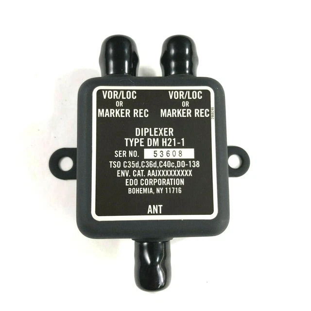 DM H21-1 DIPLEXER / Dual Vor/Dual Mkr/Bnc Connector $273.36 - PicClick AU