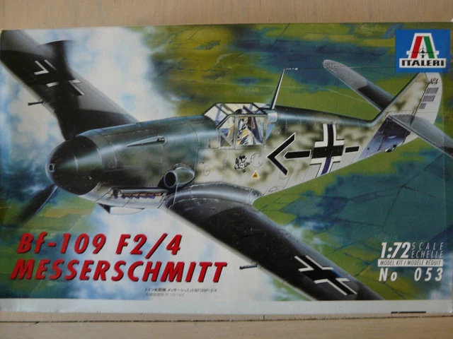 MODEL AIRCRAFT 1/72 Italeri Ref 053 Messerschmitt Bf-109 F2/4 £13.24 ...