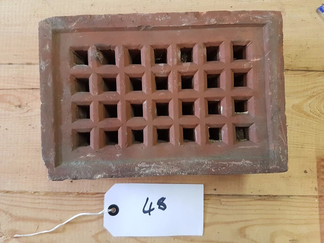 AIR BRICK BRICKS Vent Reclaimed Victorian Terracotta Clay 48 (FREE UK ...