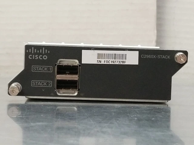 GENUINE CISCO CATALYST C2960X-STACK FlexStack Plus Hot-Swap Stacking ...