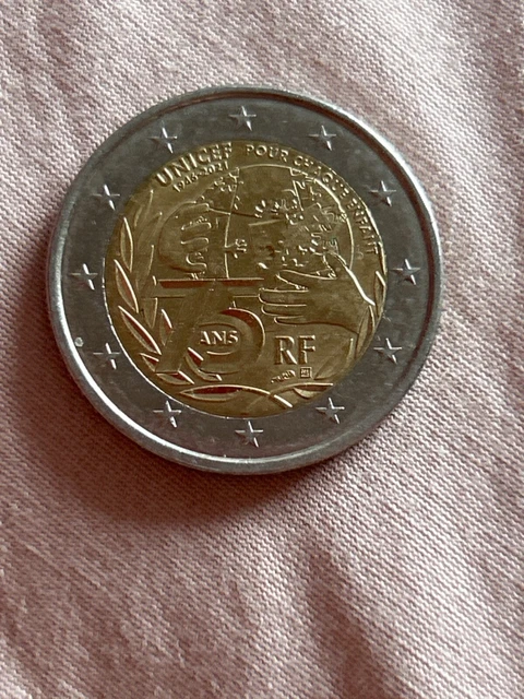 PIECE 2 EUROS commémorative FRANCE 75 ans de L'UNICEF - 1946-2021 EUR ...