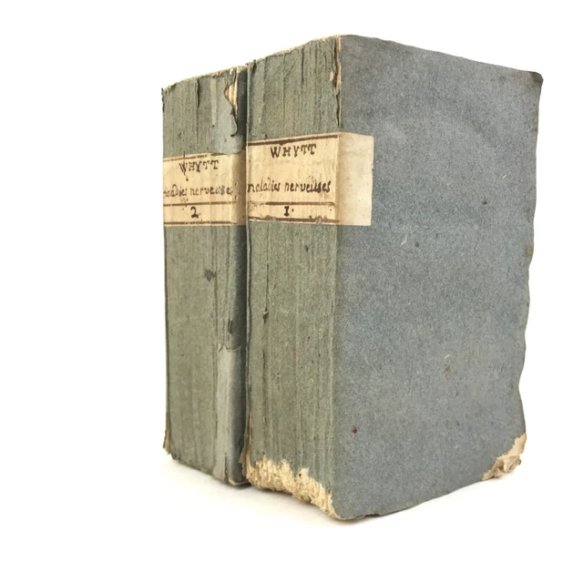 LES VAPEURS ET MALADIES NERVEUSES 1767 Robert Whytt GRAVURES 2 Volumes ...