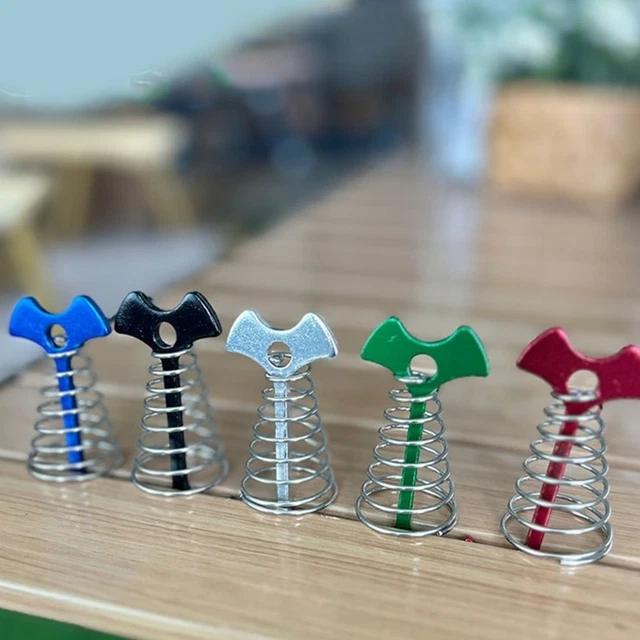 FISHBONE DECK ANCHORS Peg Spring Buckles Tent Peg for Outdoor Camping ...