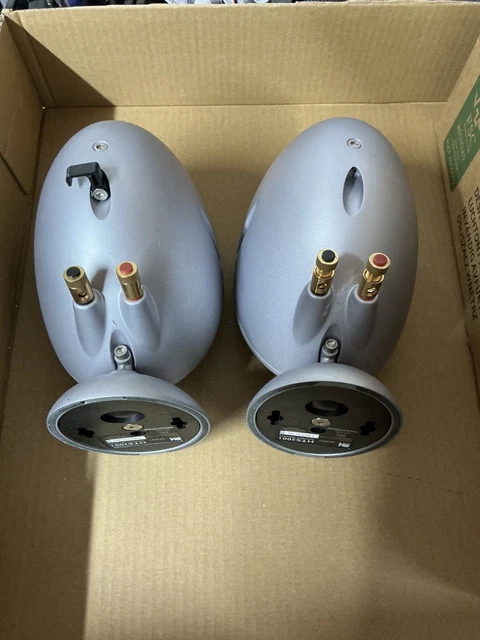 2 X KEF HTS2001 ‘Egg’ Surround/Satellite Speakers (SP3327) with Manual ...
