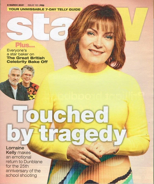 STAR TV LORRAINE Kelly Paul Hollywood Prue Leith Graham Bell £2.99 ...