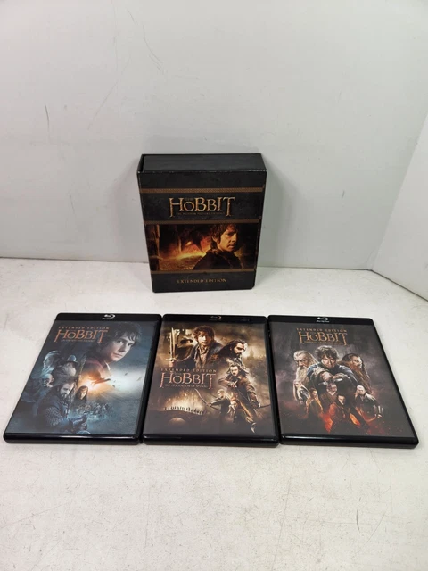 EL HOBBIT: LA trilogía cinematográfica edición extendida (Blu-Ray, 2015 9 discos) EUR 33,40 ...