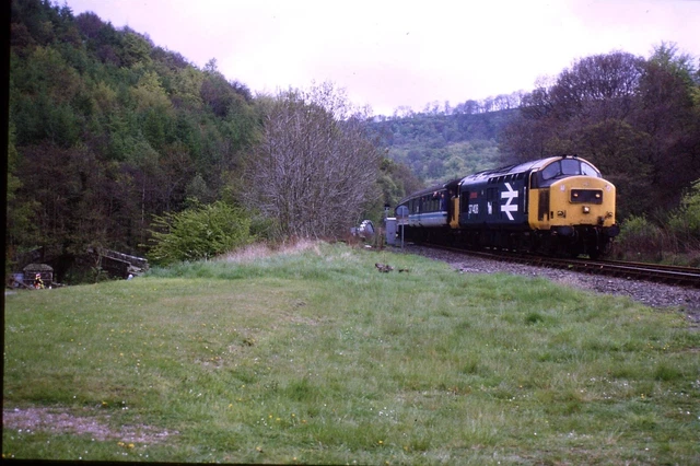 35MM ORIGINAL COLOUR Rail Slide BR Class 37 37408 at Unknown Location £ ...