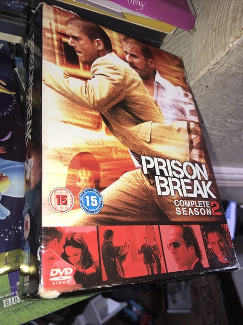PRISON BREAK: COMPLETE Season 2 DVD (2007) Wentworth Miller cert 15 6 ...