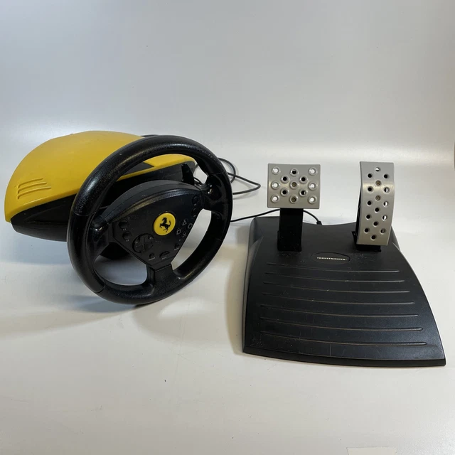 THRUSTMASTER FERRARI 360 Modena Steering Wheel & Pedals Playstation PS1 ...