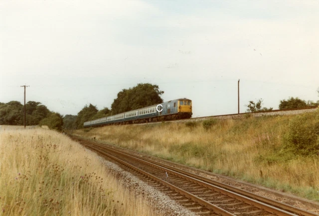 BRITISH RAILWAY B.R Photograph Class 73 - 73141 At Worthing Flyover 26 ...