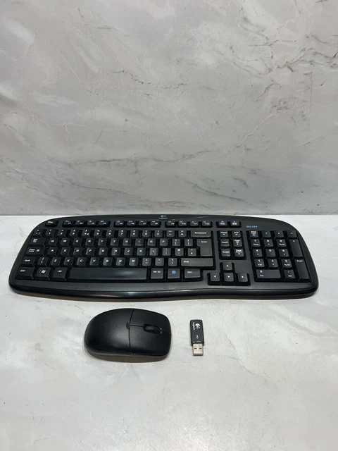 Logitech Mk250 Wireless Mouse And Keyboard Combo With Usb Dongle Fully Working £15 50