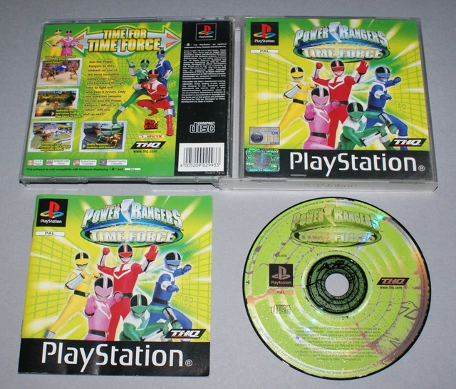 POWER RANGERS TIME Force - PS1 Sony PlayStation One Game - PAL Complete ...