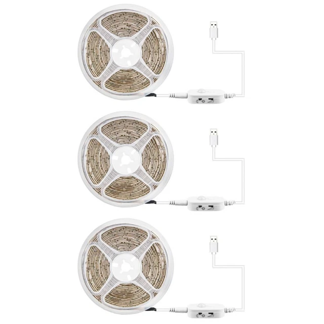 3 COUNT LED Lights for Cupboards Batten Wall Human Body Induction £39. ...