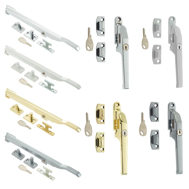 BASTA SHAW TYPE Locking Window Casement Fastener Handle or Stay Arm ...