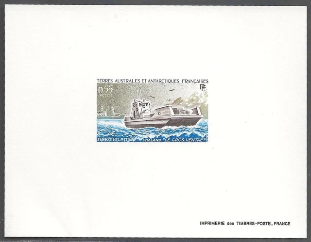 EPREUVE DE LUXE taaf/fsat bateau le gros ventre YVT 95 EUR 15,00 ... EPREUVE DE LUXE taaf/fsat bateau le gros ventre YVT 95 EUR 15,00 ...