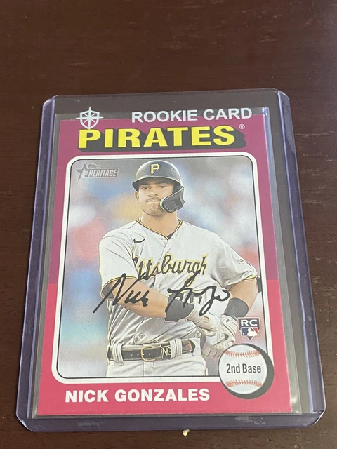 #318 NICK GONZALES RC 2024 Topps Heritage Pittsburgh Pirates EUR 1,21 ...